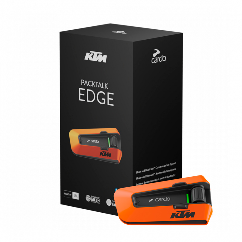 CARDO Мотогарнитура PACKTALK KTM EDGE - SINGLE PT200020 купить в Байк Ленд
